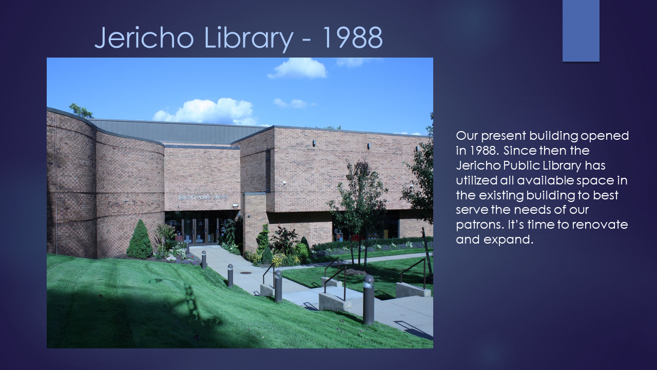 Renovation Slideshow | Jericho Public Library